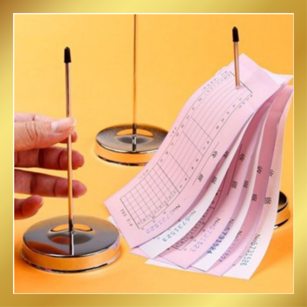 Receipt Holder Invoice Organizer Paper Spear | Shopee Philippines