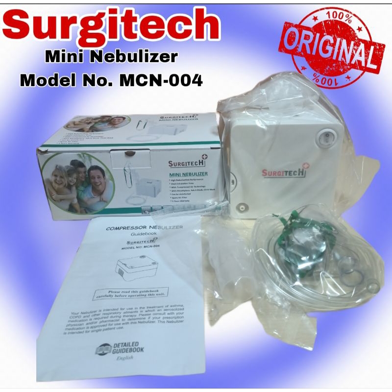 SURGITECH Mini Nebulizer (w/ COMPLETE ACCESSORIES) | Shopee Philippines
