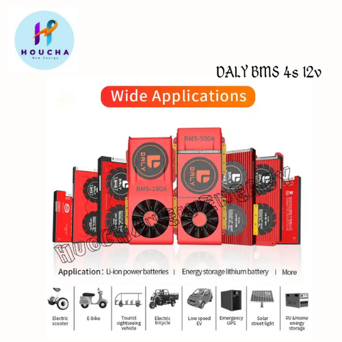 4s 12v 10A 15A 20A 30A 40A 50A DALY BMS discharge/ charge current BMS for Lifepo4 | Shopee ...