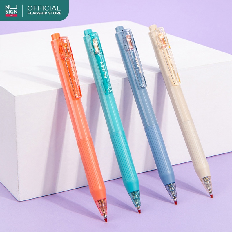 Nusign by Deli NS568 Gel Pen 0.5mm Ballpen Office School Supplies Black ...