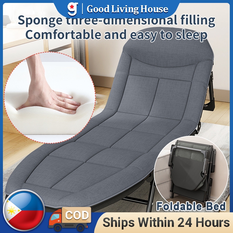 Foldable Bed With Mattress Save Space For Dormitory Rooms Portable ...