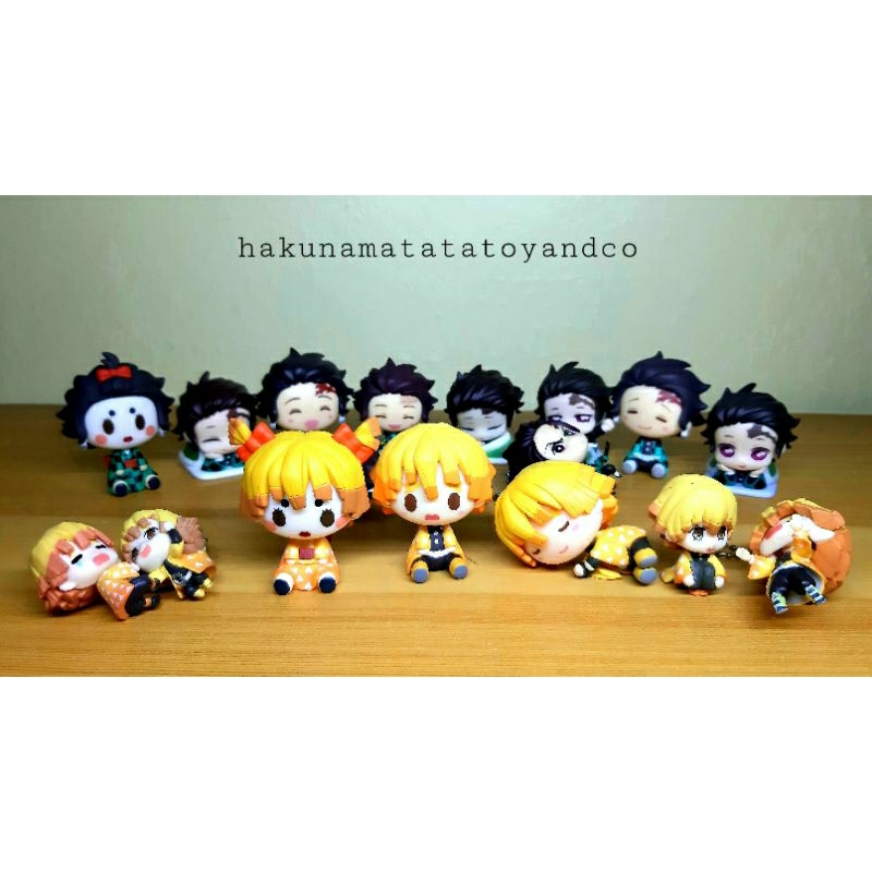 Demon Slayer Tanjiro / Zenitsu Mini Figures Onemutan / Chokonokko ...