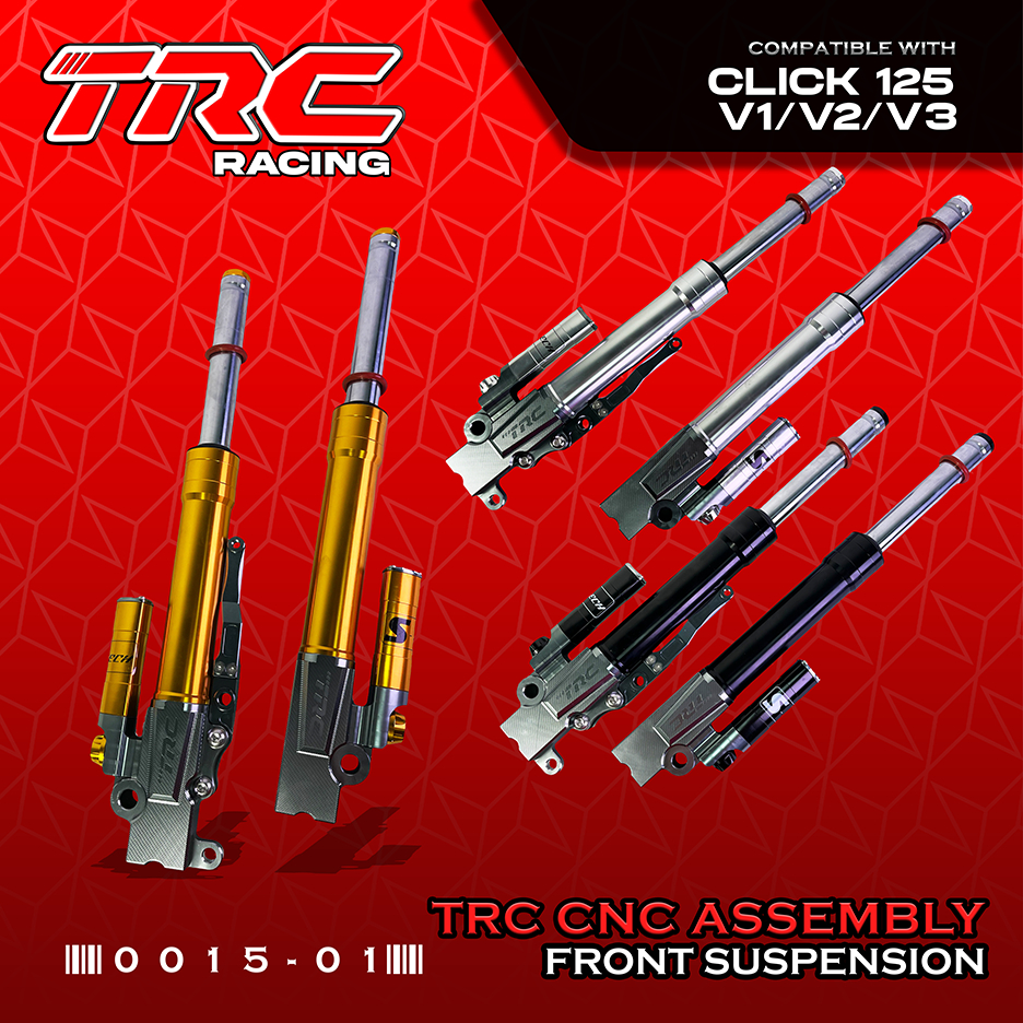 TRC Racing Click v1 v2 Genio/Beat FI Front Shock Assembly Adjustable Preload CNC 0015-01 ...