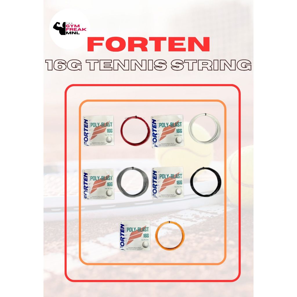 Forten Tennis String 16 G (Colored) | Shopee Philippines