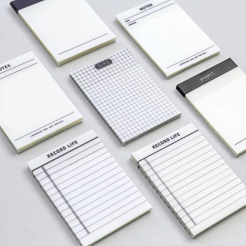 Minimalist Notepad Paper Small 50 SHEETS PAD paper Tearable Notebook ...