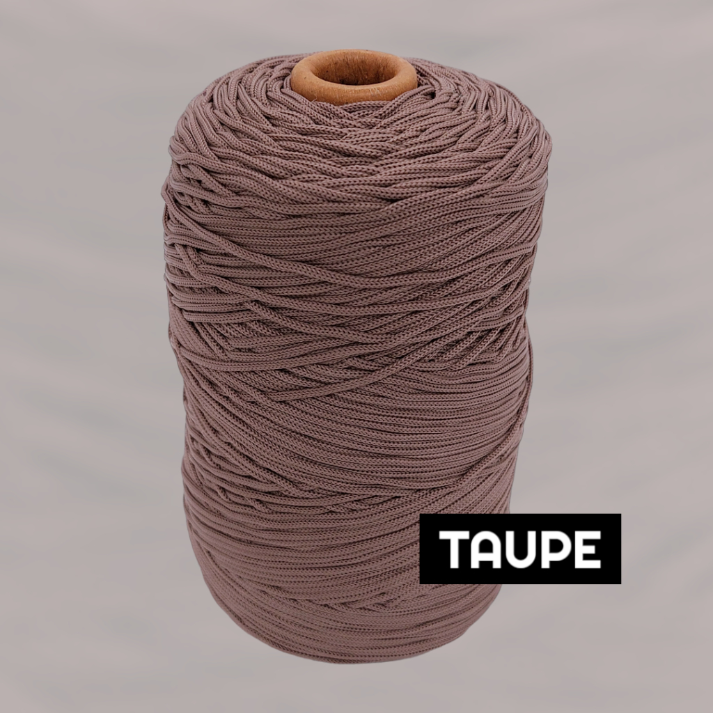 Yarns Art: 2MM TINY CORDS/ POLYPROPYLENE NYLON (ROUND BRAIDED) ROPE ...