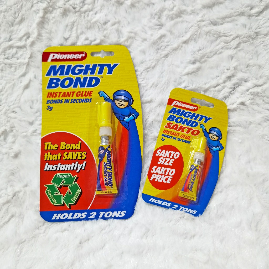 ORIGINAL PIONEER Mighty Bond 1g 3g & CORD Bulldog 3g Super Glue All ...