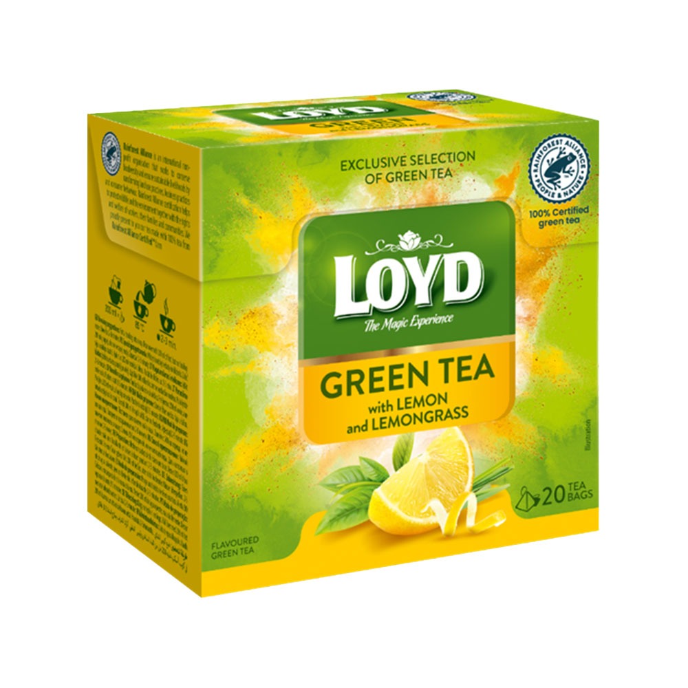 Loyd Tea, 20 bags (Herbal Infusion, Food Supplement, Green Tea ...