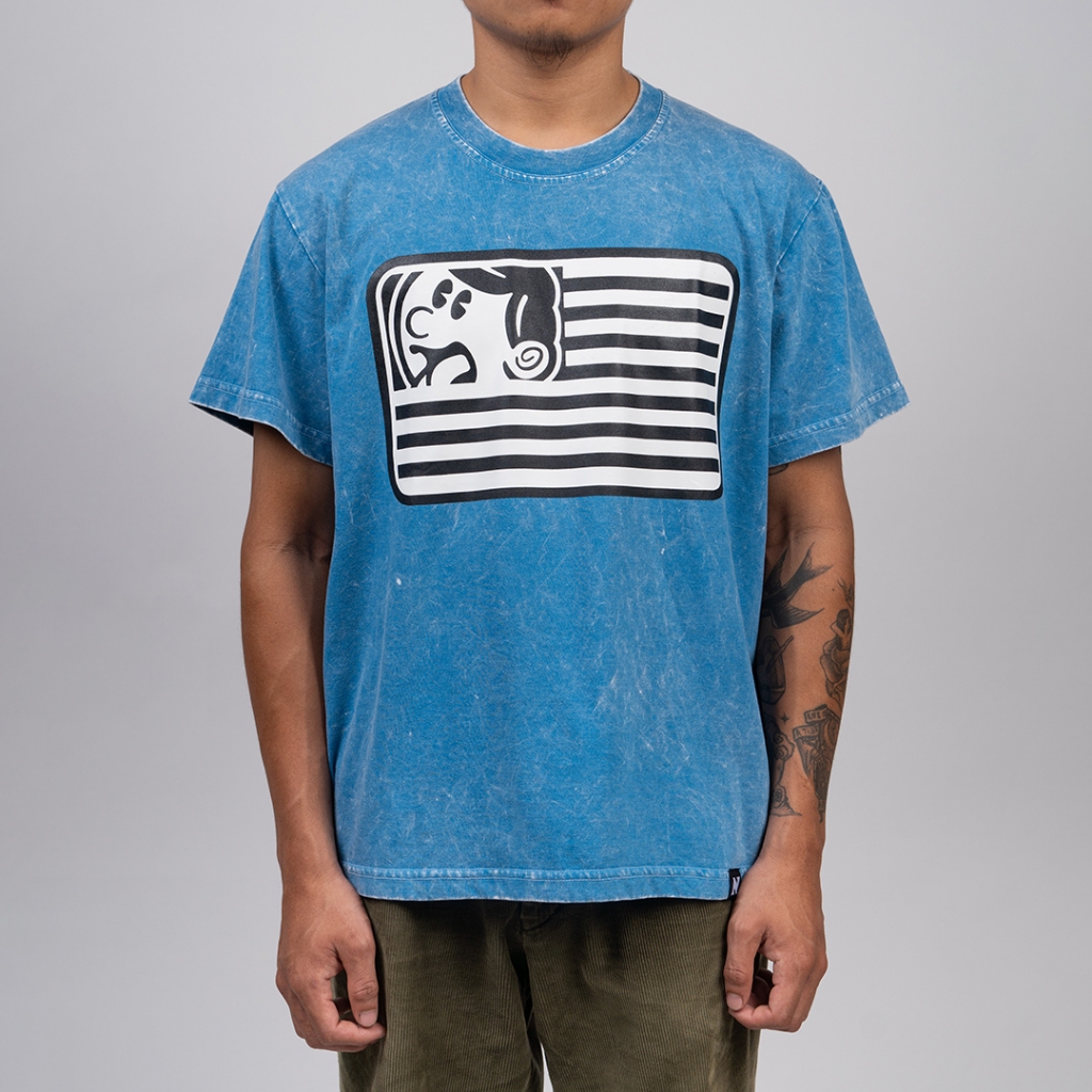 Nick Automatic "Flag" Acid Aqua T-Shirt | Shopee Philippines