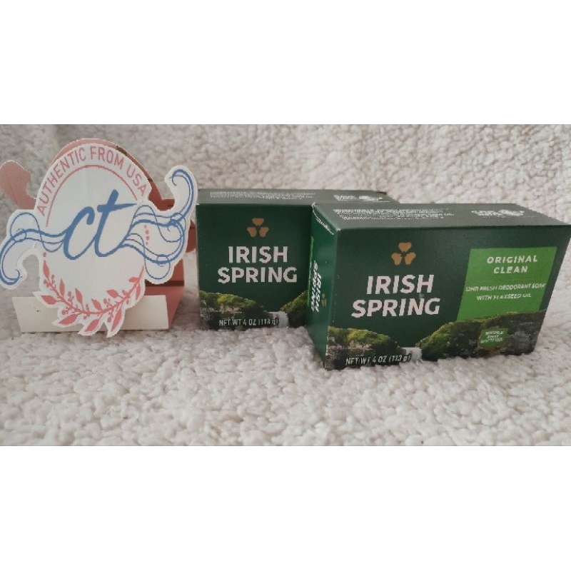 Irish Spring Fresh Deodorant Soap 113g/4 OZ, Sold per Bar 🇺🇲 | Shopee ...