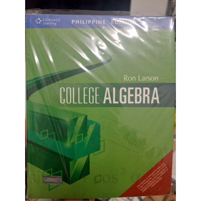 COLLEGE ALGEBRA BY RON LARSON | Shopee Philippines