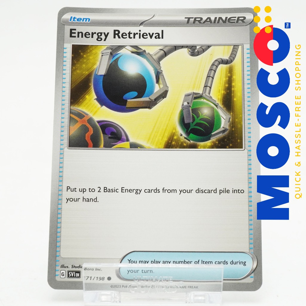 Energy Retrieval - 171/198 - Common | Item Cards | Pokemon TCG | Shopee ...