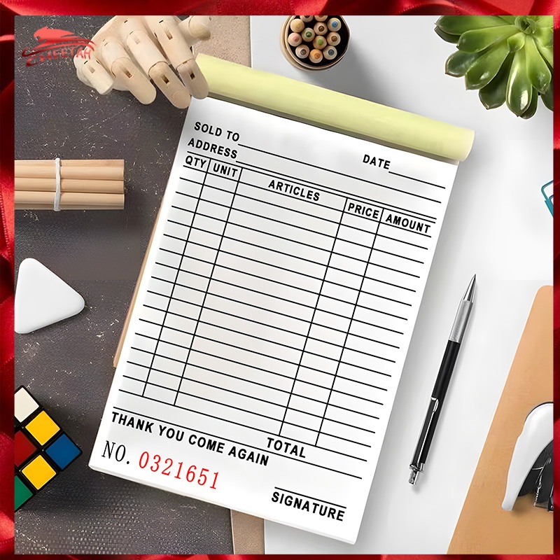 Receipt for business 2ply/3ply note books pads carbonized reciepts ...