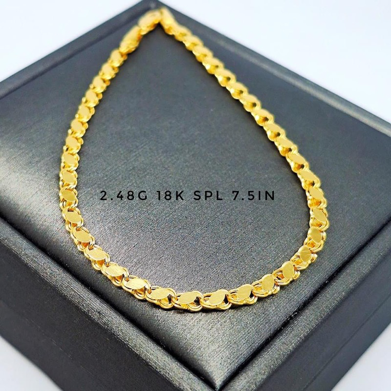 18K Saudi Gold Damascus Bracelet (nasasangla) | Shopee Philippines