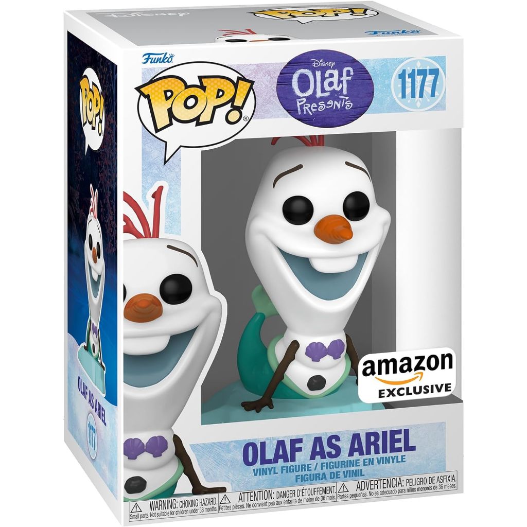 Funko Pop Disney Olaf Presents - Olaf as Ariel | Shopee Philippines
