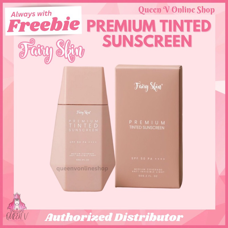 Fairy Skin Premium Tinted Sunscreen 50g | Shopee Philippines