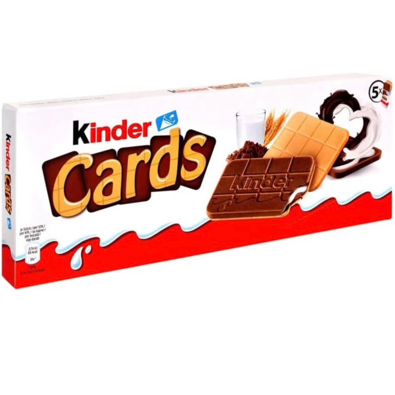 Kinder Cards Germany by Ferrero 128g | Shopee Philippines