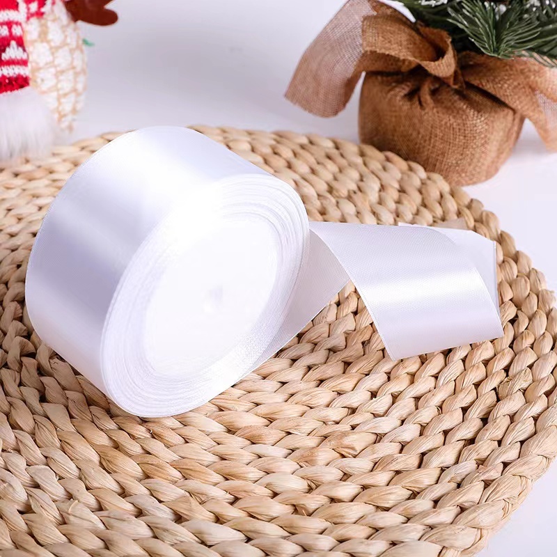 25Yards/Roll 4cm ribbon Gift box packing silk ribbon flower ribbon ...