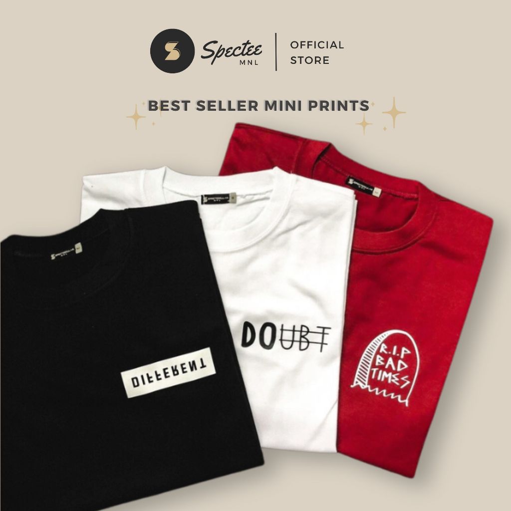 Spectee MNL | MINI PRINTS Tshirt | Bestseller! | Tee | Shopee Philippines