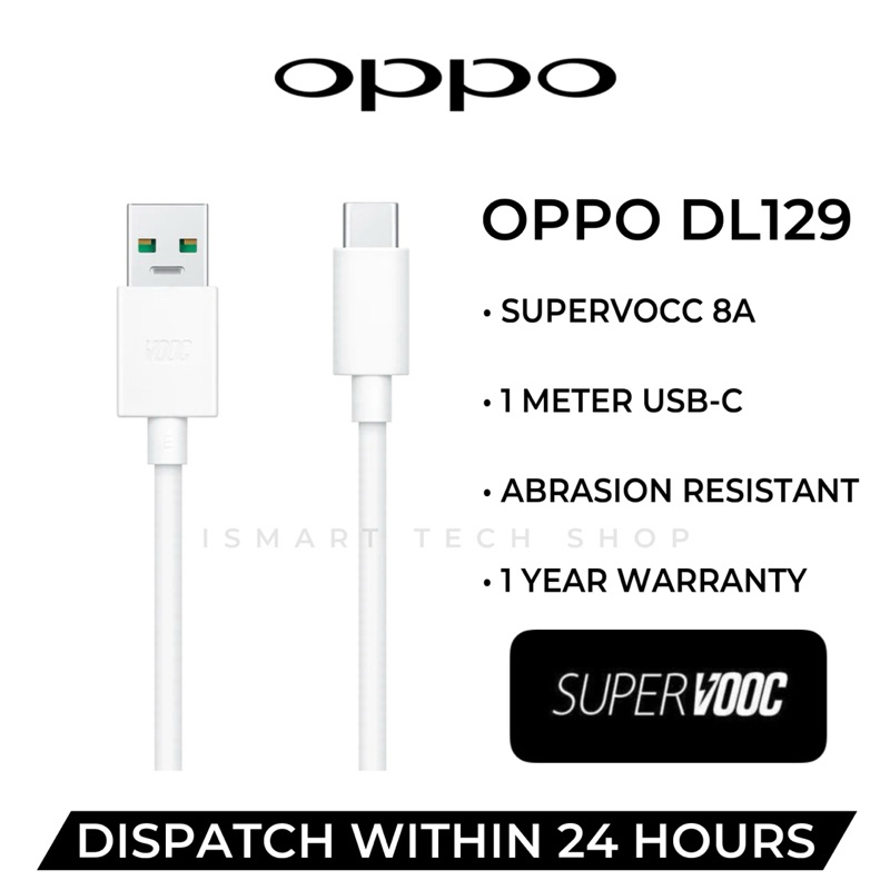 OPPO SUPERVOCC 8A TYPE- C CABLE ( DL129 ) | Shopee Philippines