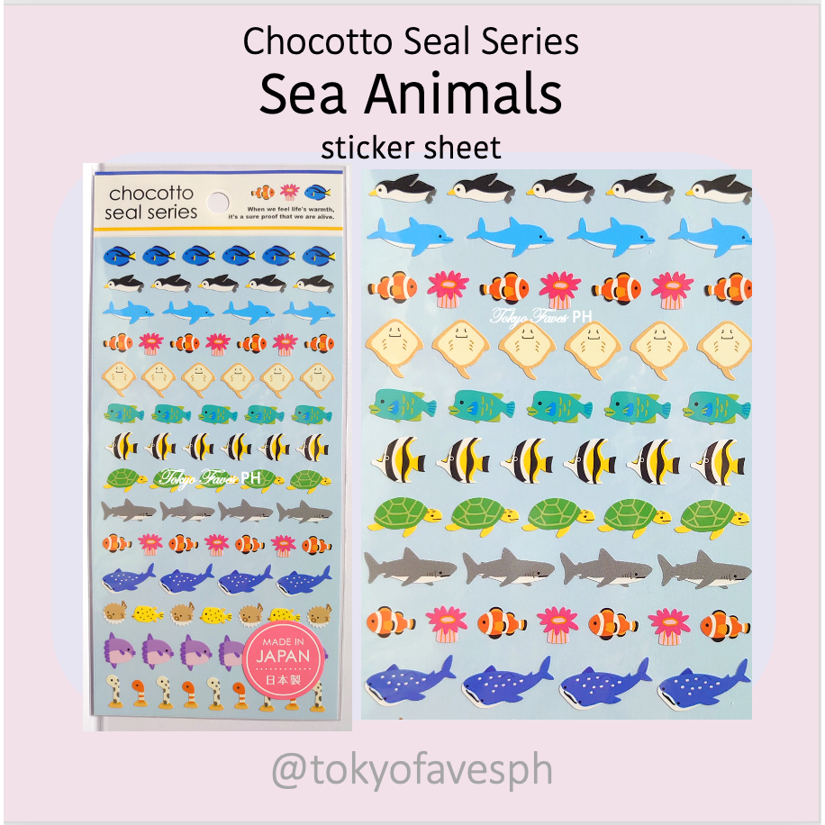 Daiso Seria Can Do Watts Underwater Sea Ocean Animals Creatures Theme ...