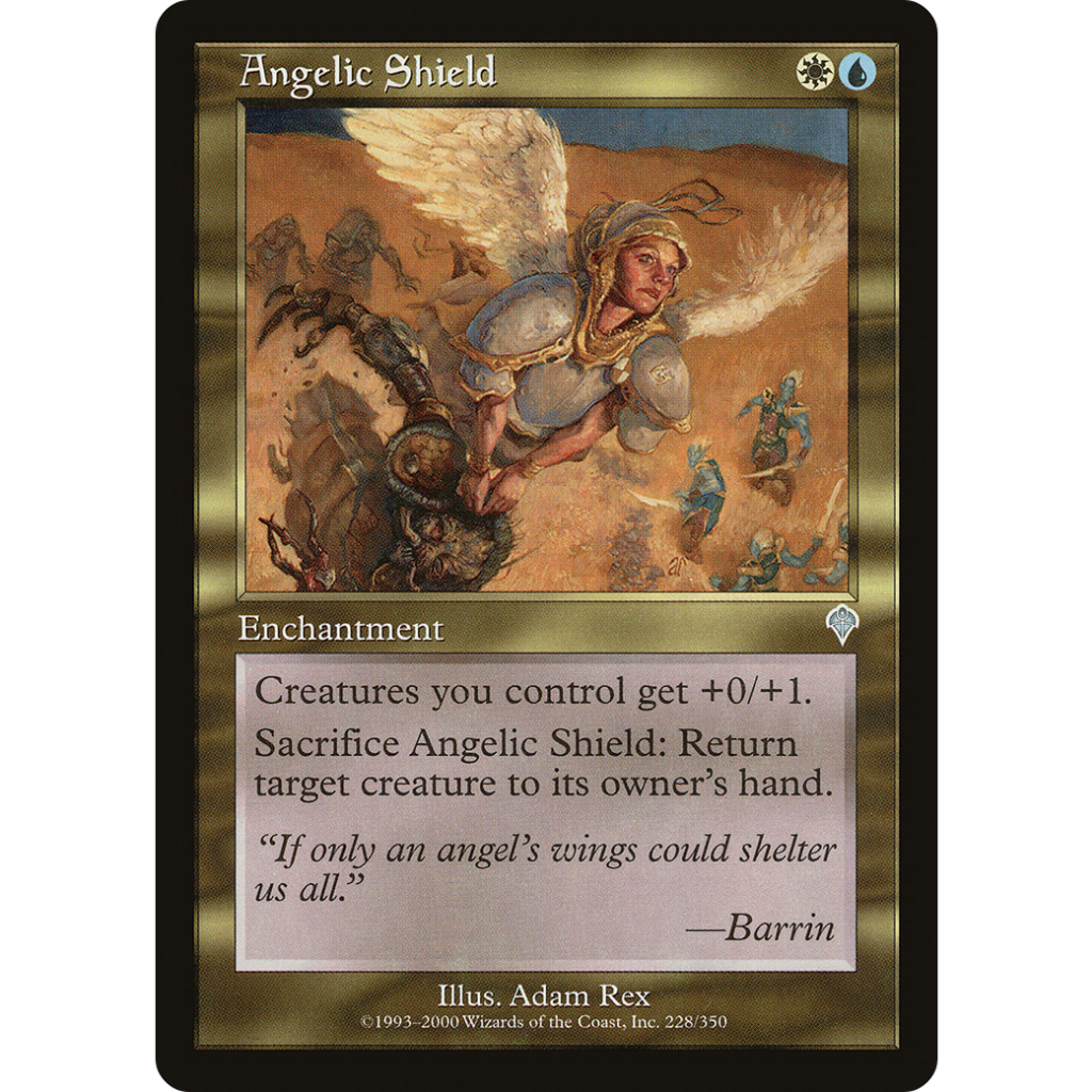 Angelic Shield INV MTG Best Rating MTG Proxy Playtest Card MTG Proxy ...