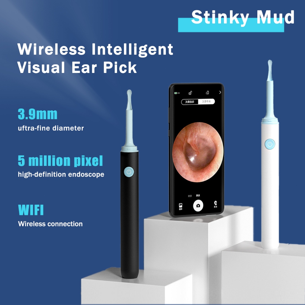 Ear Cleaning Endoscope Hd Ear Camera Ear Picker Cleaning Otoscope ...