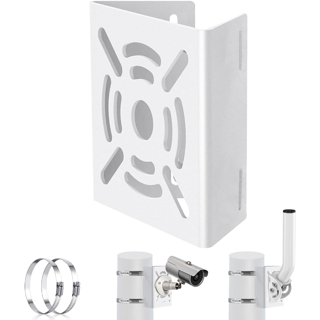 ALLAN Universal CCTV Wall Mount Bracket with 2 Loops Solid Metal ...