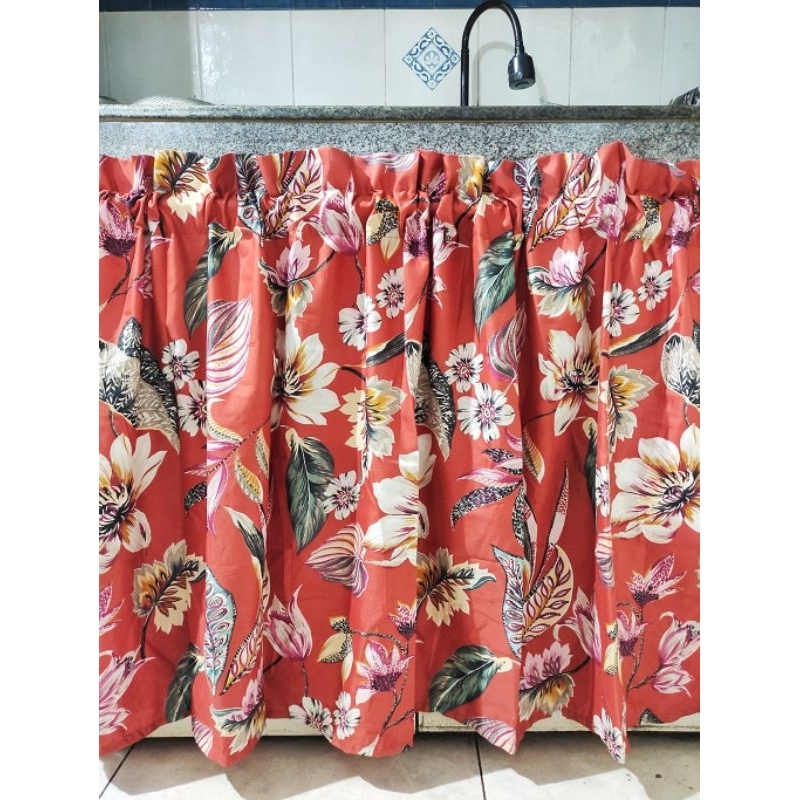 Kitchen Curtain Lababo Kurtina - Beauty | Shopee Philippines