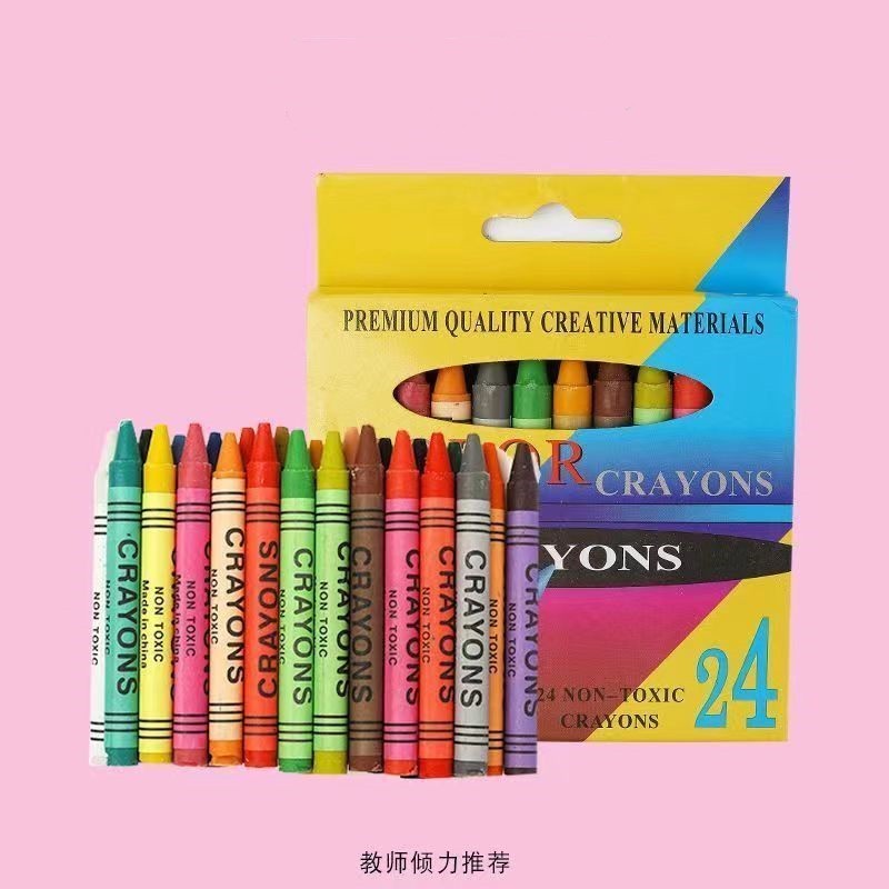 6/8/12/16/24pc Set Generic Crayon Crayons Set School Supplies Art ...
