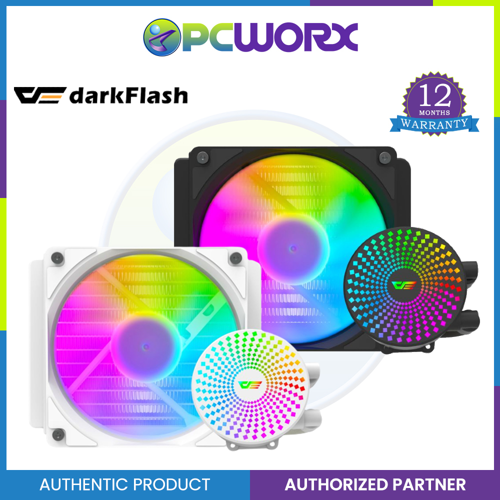 DarkFlash Radiant DC 240 High strength cooling pipes ARGB AIO CPU ...
