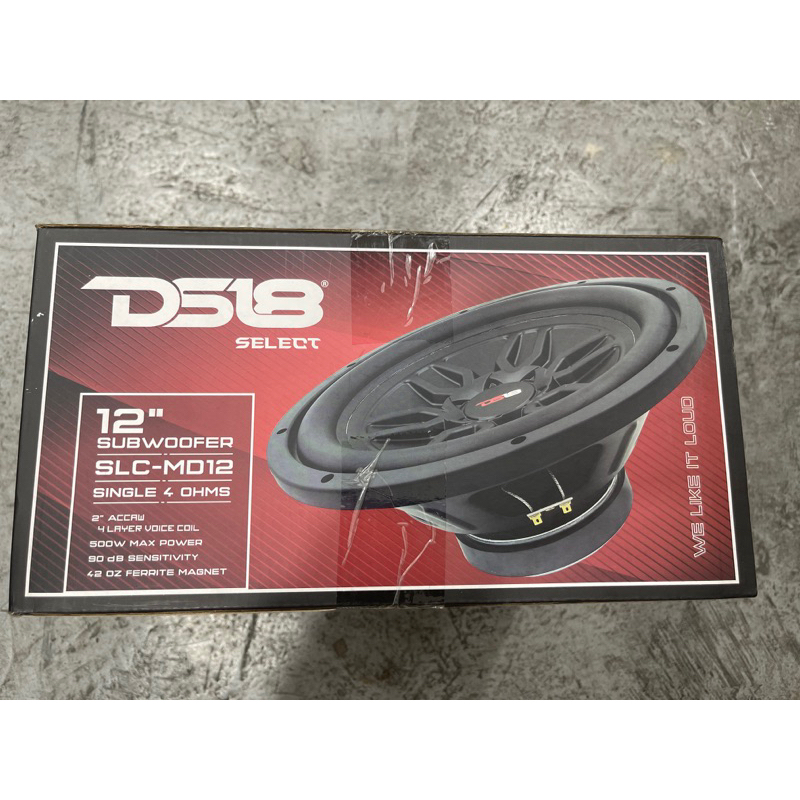 DS18 SLC-MD12 Car single 4phms Subwoofer Audio Speaker 12" | Shopee Philippines