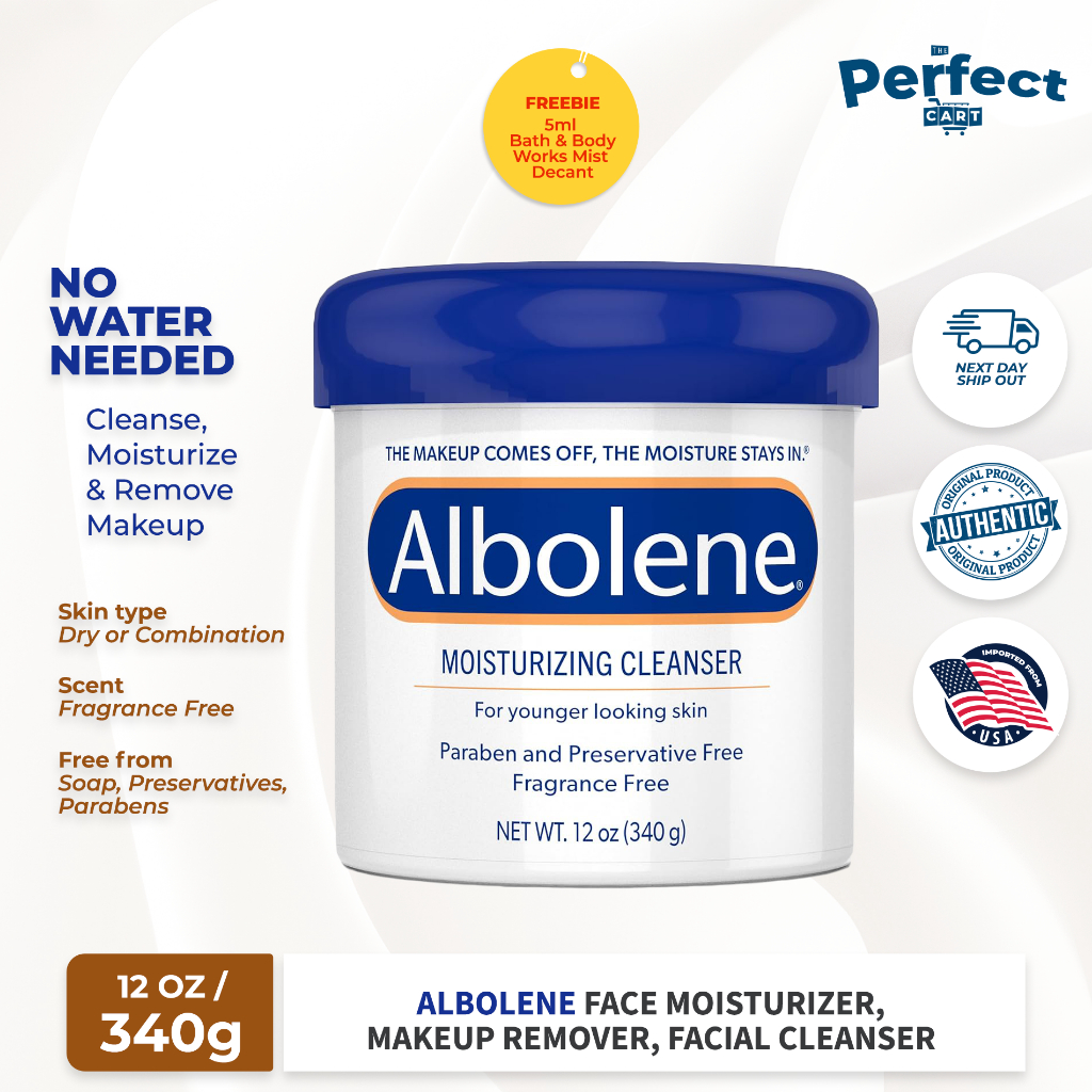 Albolene Moisturizing Cleanser, Makeup Remover 12 oz. / 340g | Shopee ...