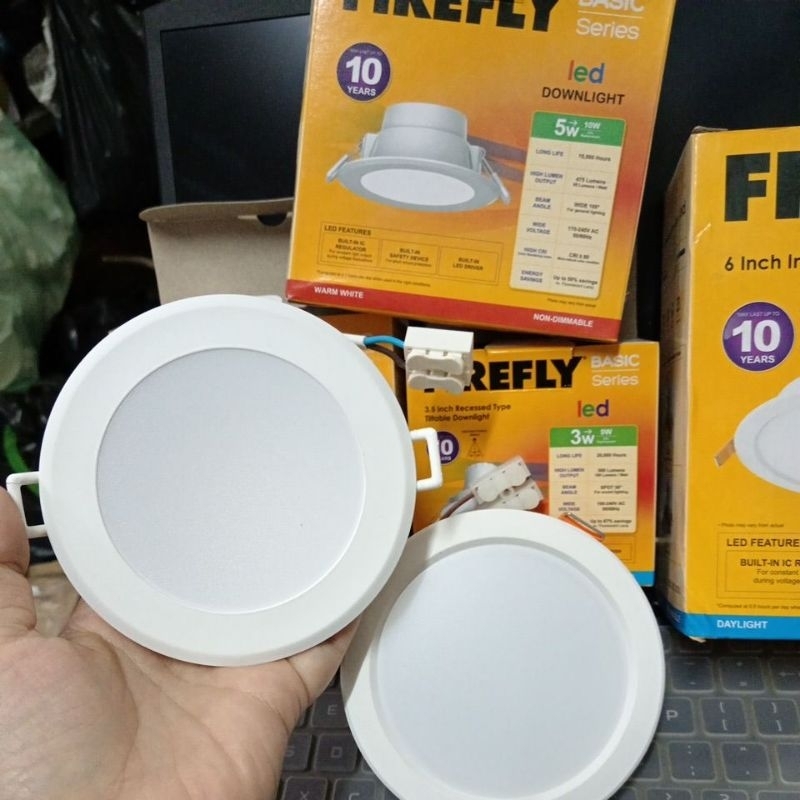 firefly integrated led downlight 9w & 7w & 5w & 3w: daylight & warm ...