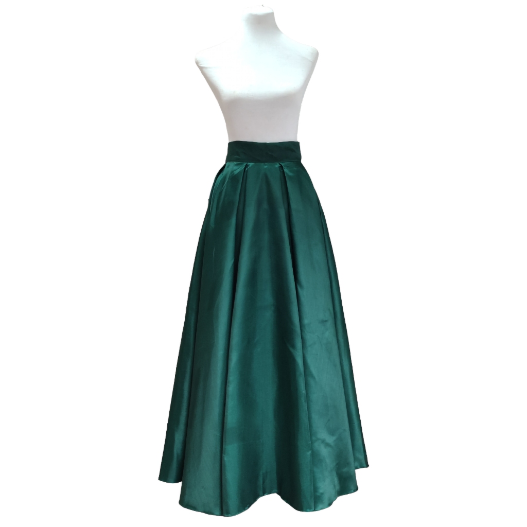 Modern Box pleated Long skirt | Shopee Philippines