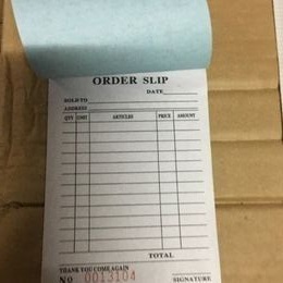 ORDER SLIP RECEIPT Duplicate Triplicate Carbonized | Shopee Philippines