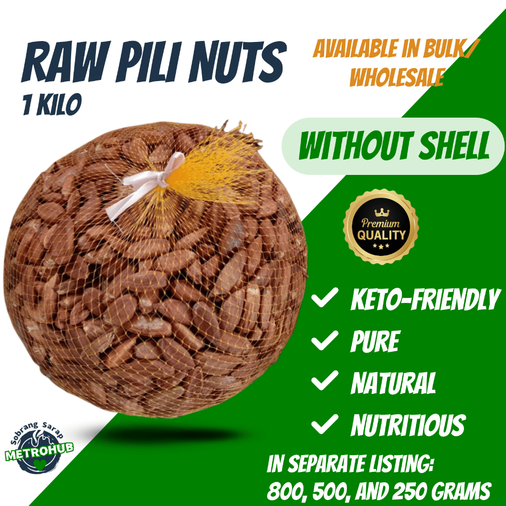 Raw Pili Nuts (Without Shell) - Available in 1KG, 1/2KG, and 1/4KG ...