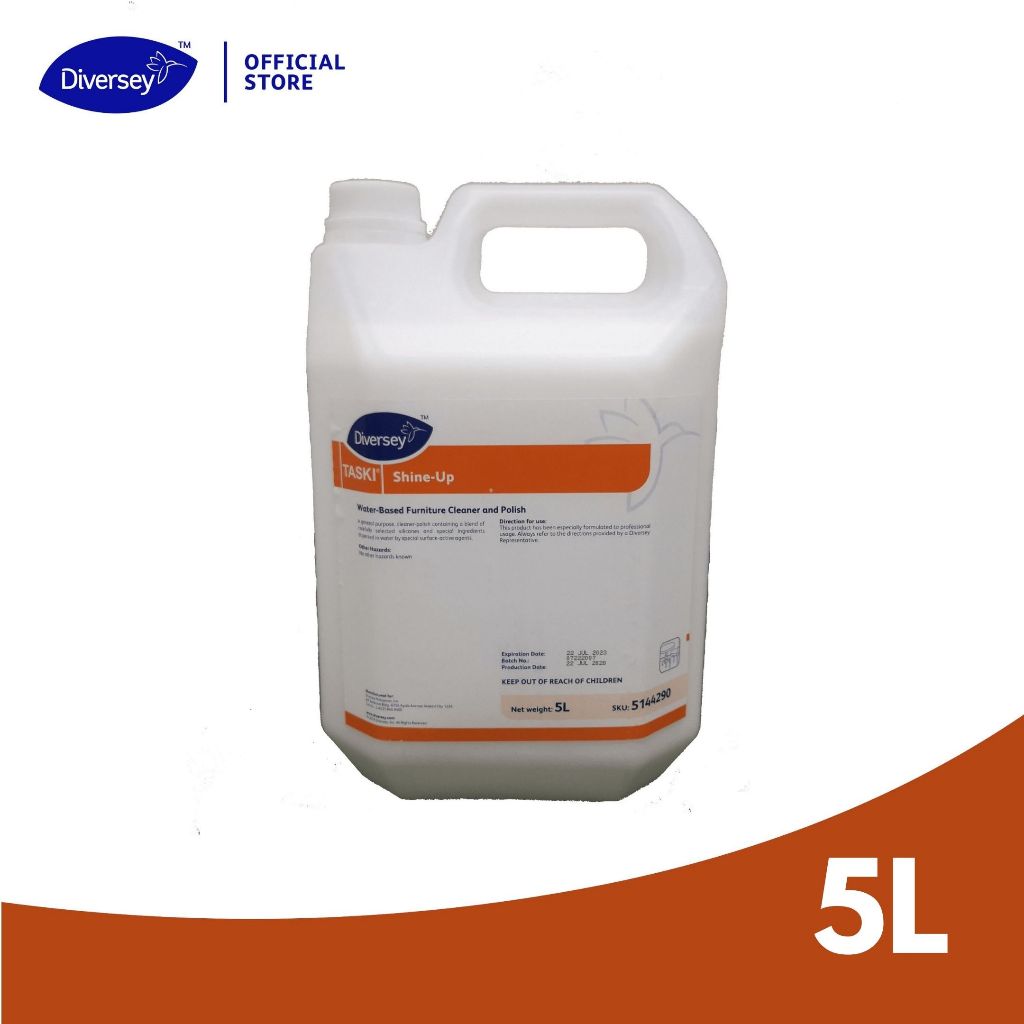 Diversey Taski Shine Up Furniture Polish Cleaner 5L | Shopee Philippines