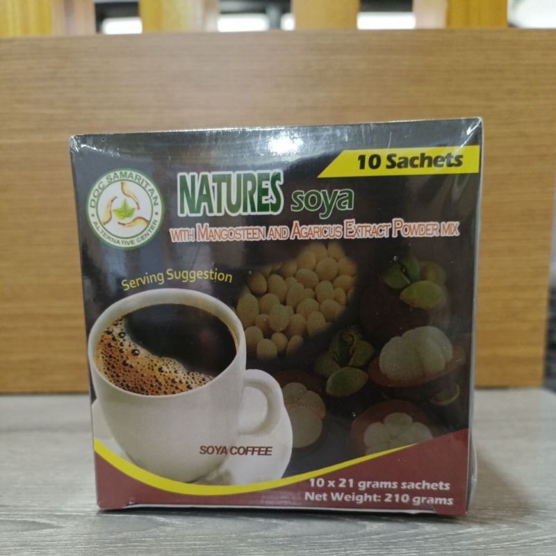 NATURES SOYA COFFEE 10 SACHET/1BOX | Shopee Philippines