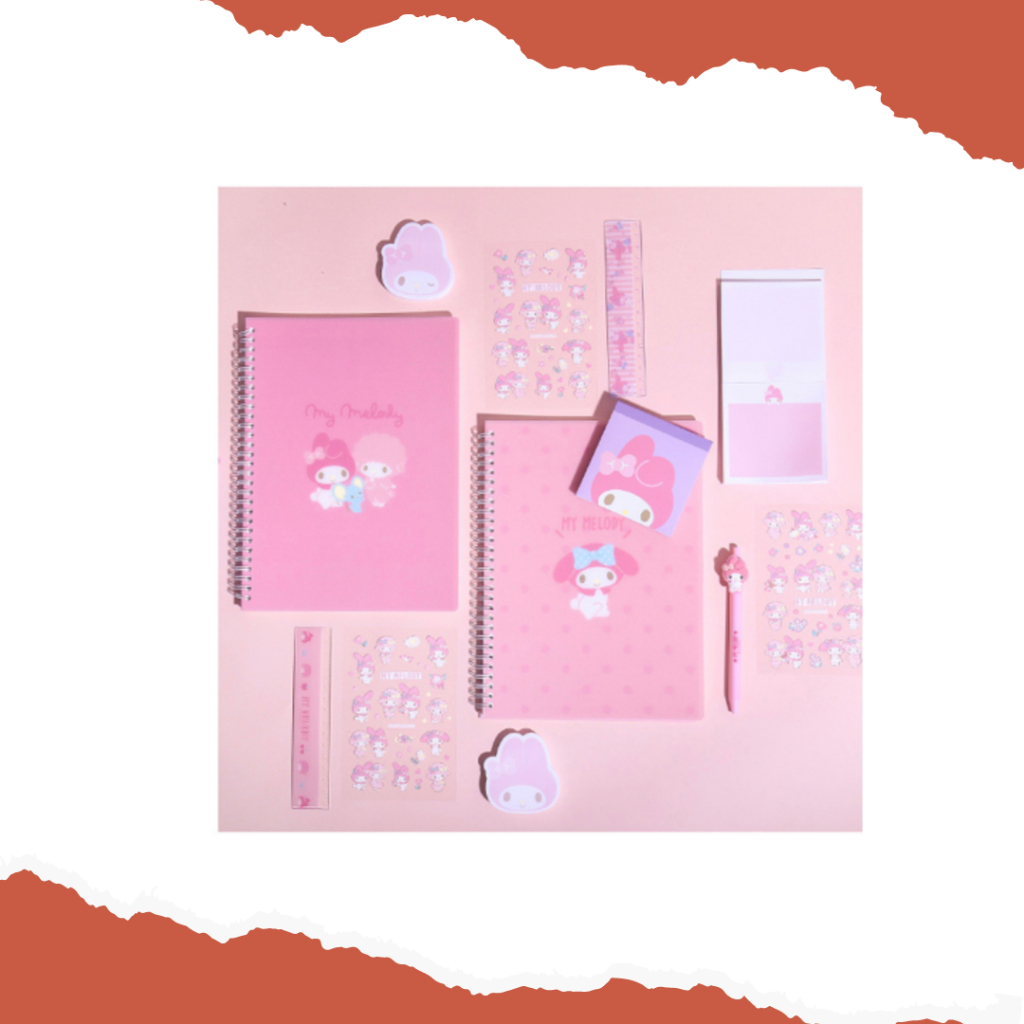 DAISO KOREA - Melody Notebook A5 | Shopee Philippines