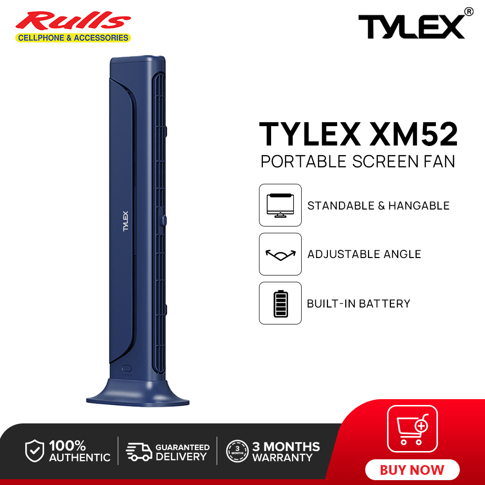 TYLEX XM52 Portable Screen Fan with Standable and Hangable Silent ...