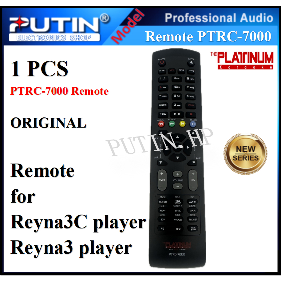The Remote Platinum Handheld Remote PTRC-7000 For Reyna3C and Reyna3 ...