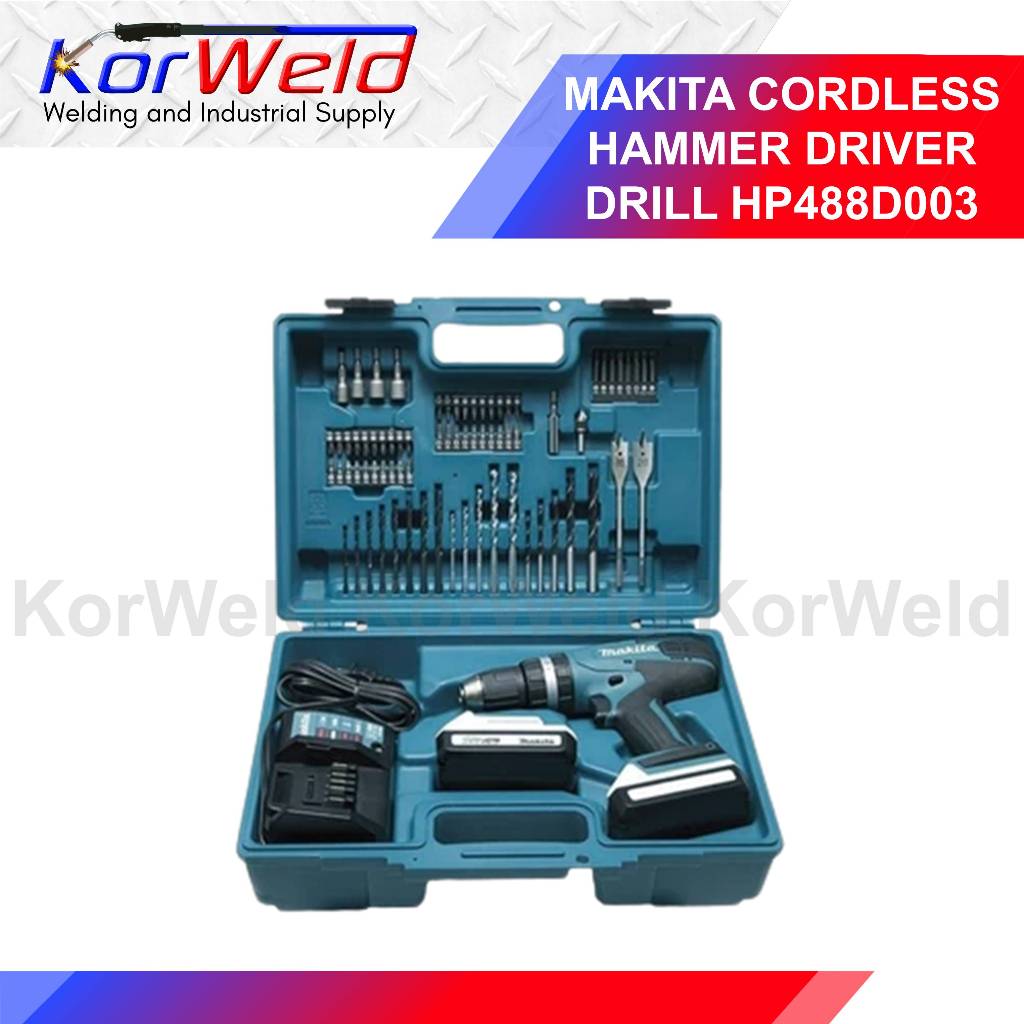 Makita Cordless Hammer Driver Drill HP488D003 | Shopee Philippines