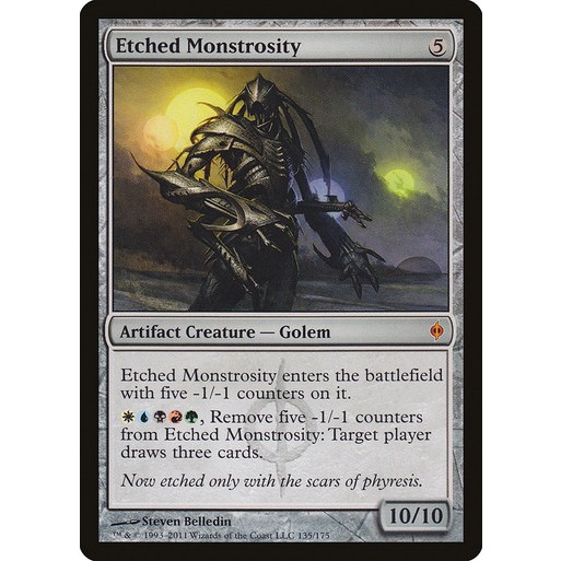 Etched Monstrosity - New Phyrexia (NPH) | Shopee Philippines