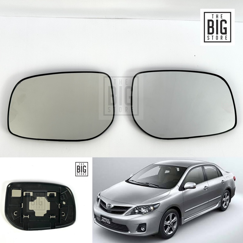 Toyota Corolla Altis side mirror lens set brand new Taiwan replacement ...