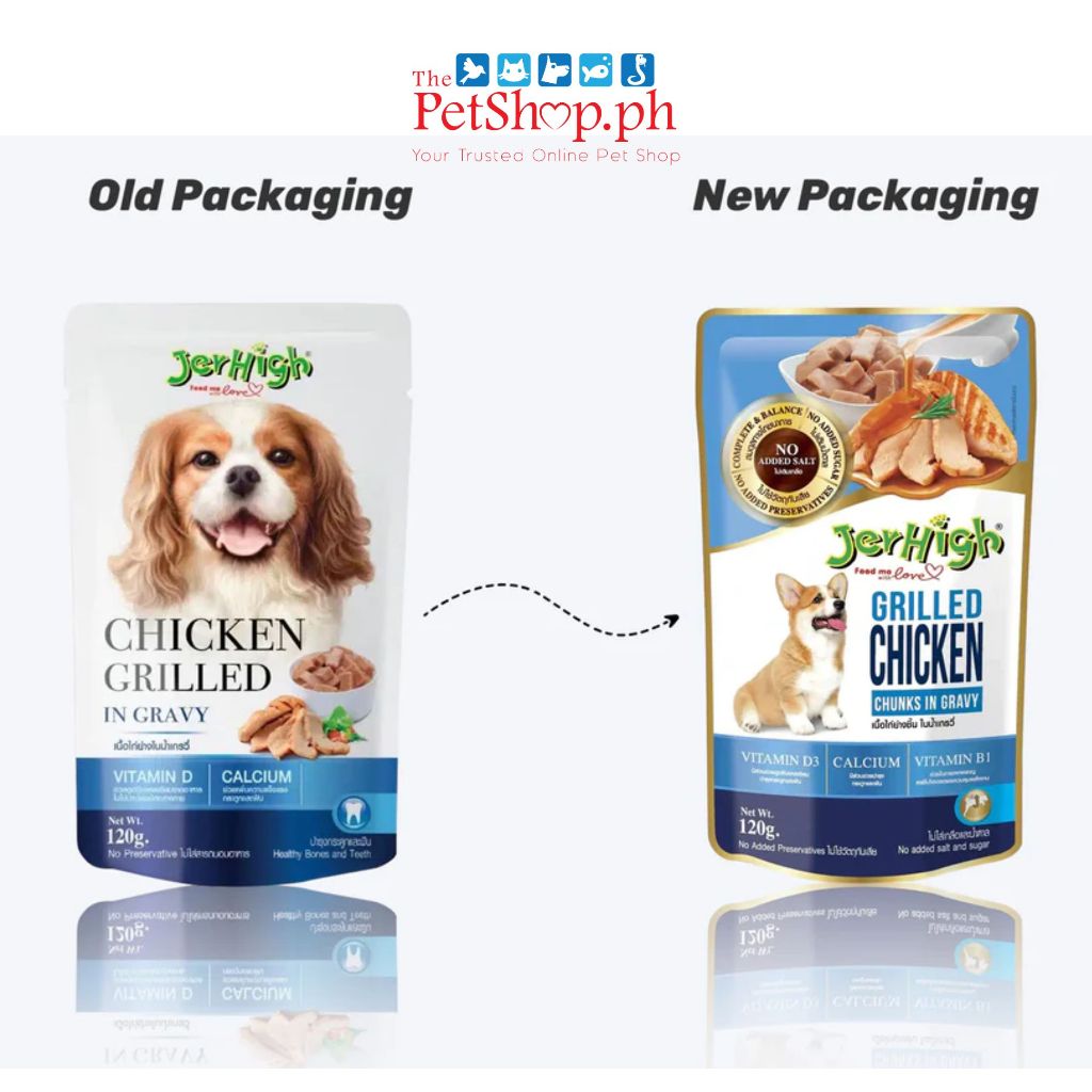 Jerhigh Dog Wet Food in GRAVY Pouch 120g | Shopee Philippines