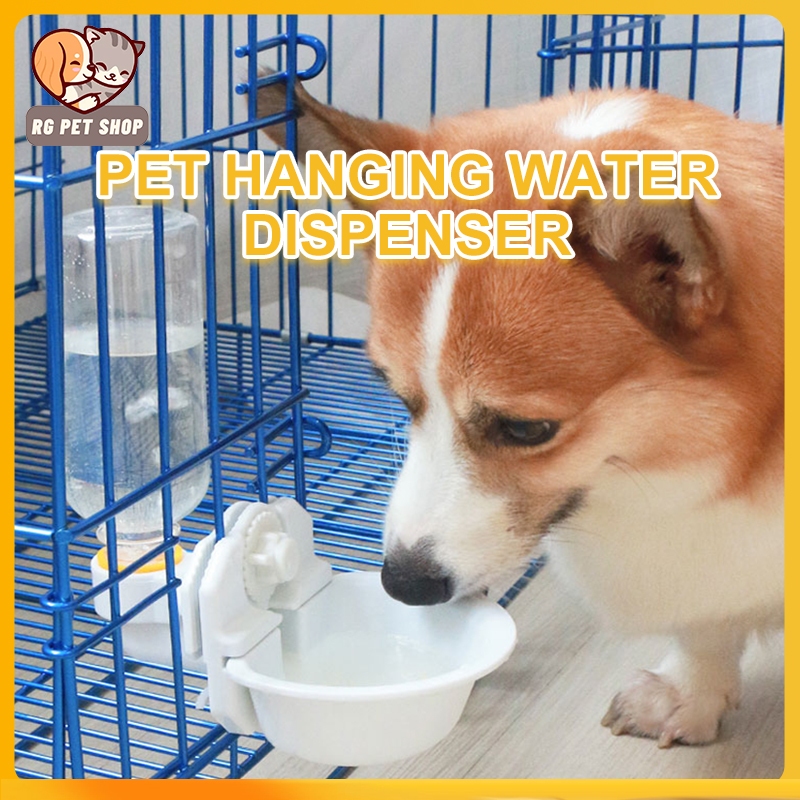 Pet hanging water dispenser automatic water dispenser feeder | Shopee ...