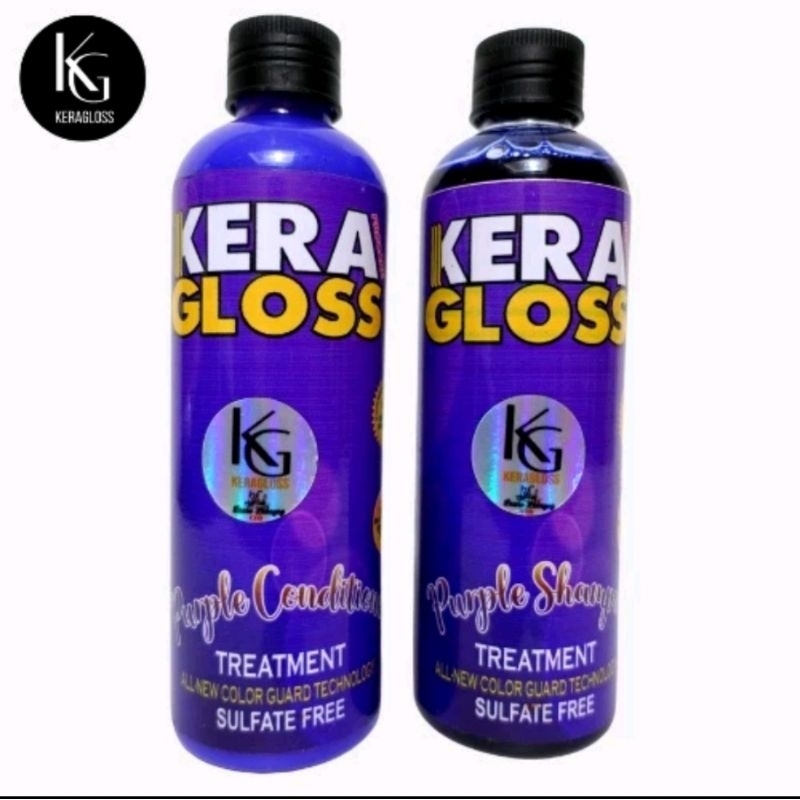 KeraGloss - Purple Hair Shampoo & Conditioning formula | Shopee Philippines