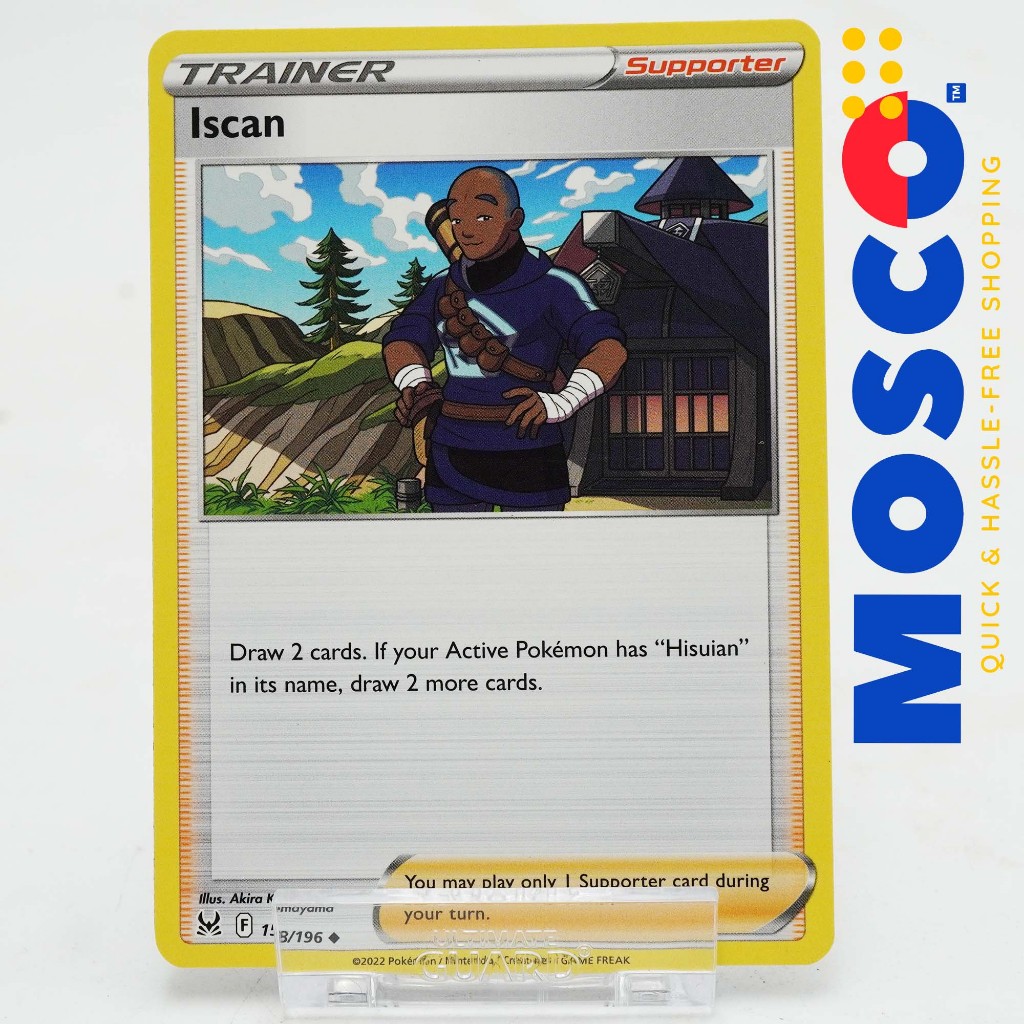 Iscan - 158/196 - Uncommon | Supporter Cards Pokemon TCG | Shopee ...