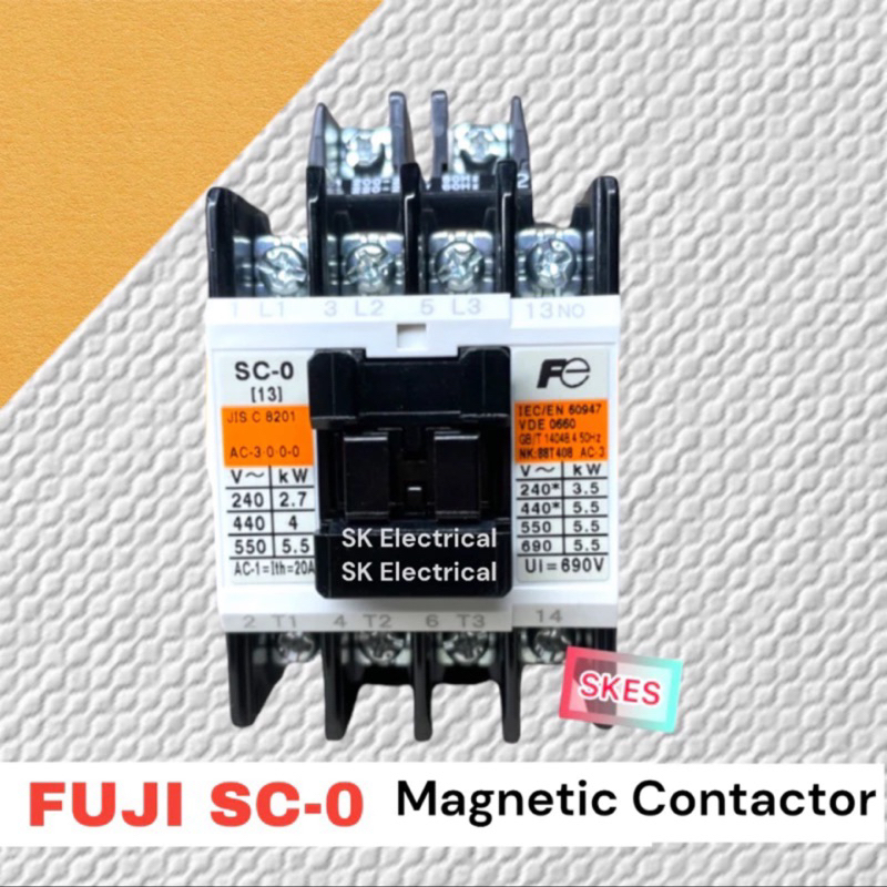 FUJI SC-0 | SC-05 | SC-4-1 | SC-5-1 Magnetic Contactor Made in Japan | Shopee Philippines